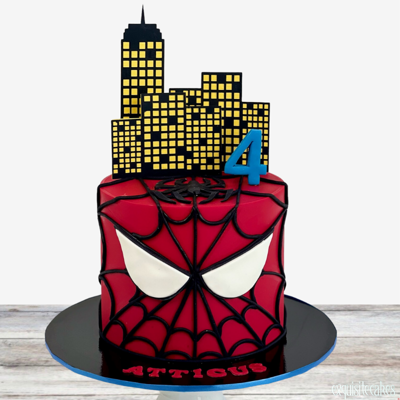 Spiderman Cake 1 Exquisite Cakes Sydney